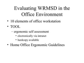 TREINAMENTO SOBRE ERGONOMIA.ppt - SAÚDE OCUPACIONAL | PPT