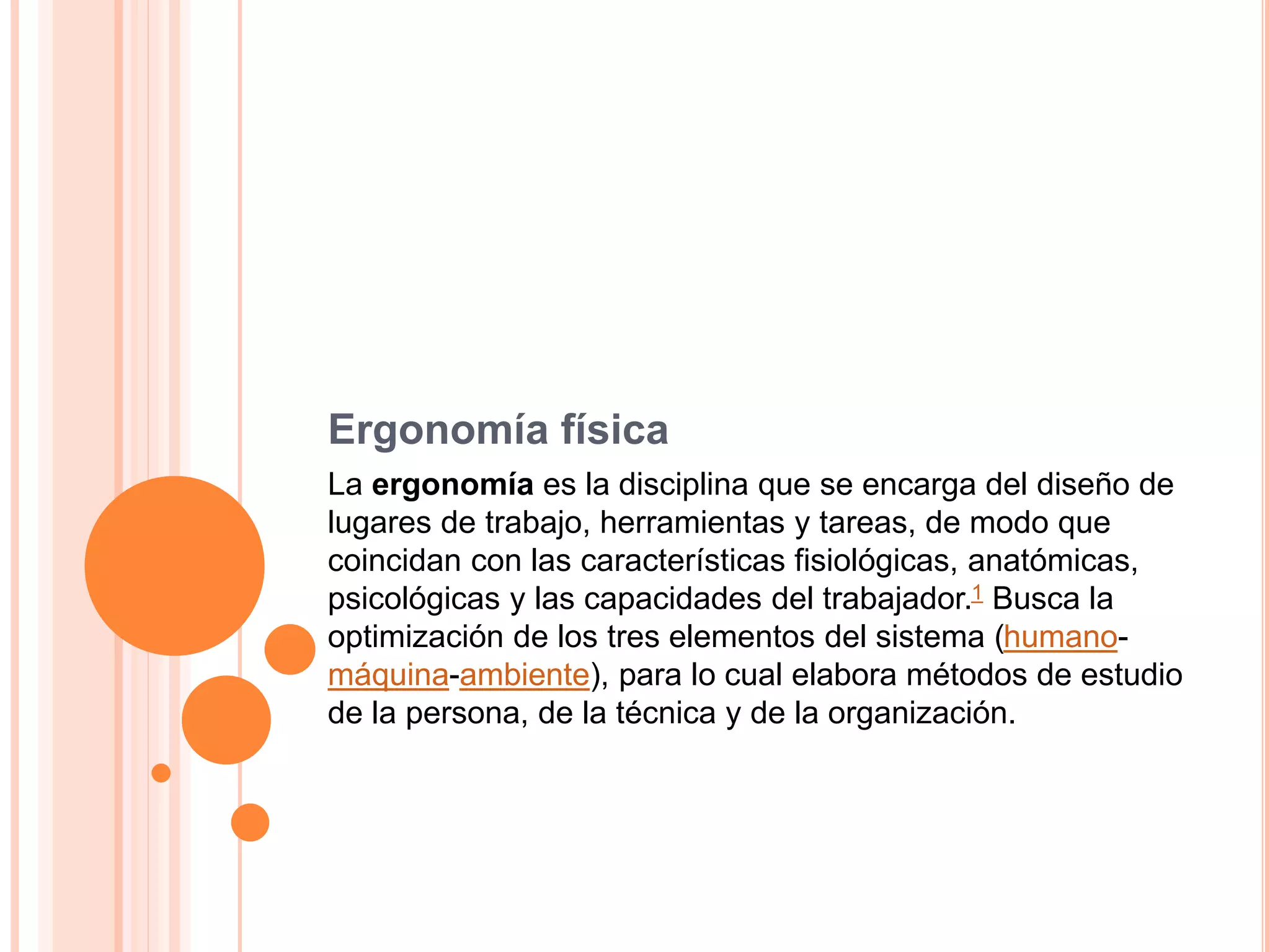 Ergonomia laboral | PPT