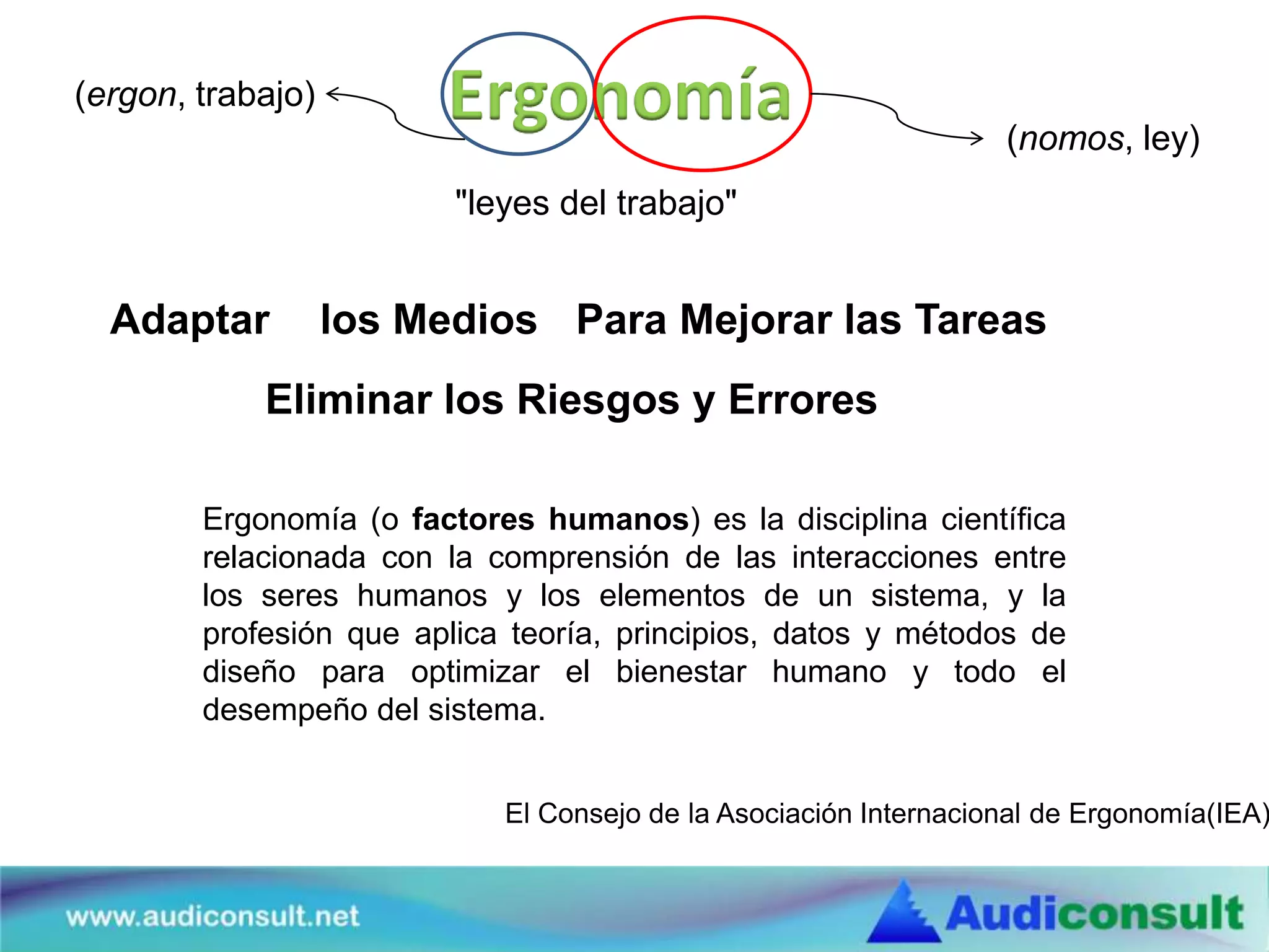 Ergonomia sector salud | PPT