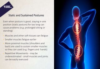 Ergonomic workstation-presentation | PPTX
