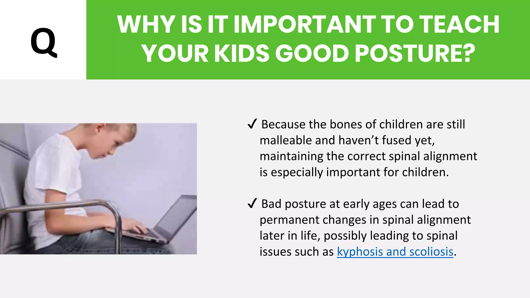 Ergonomic and Correct Sitting Posture for Children Some Guidelines | PPTX