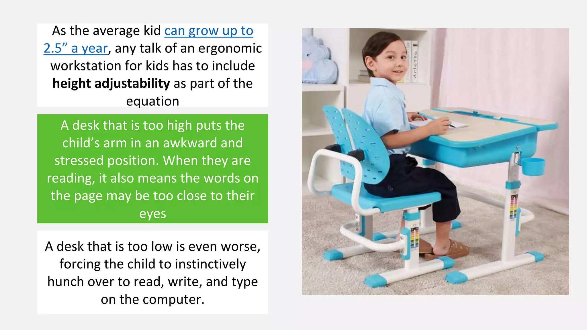 Ergonomic and Correct Sitting Posture for Children Some Guidelines | PPTX