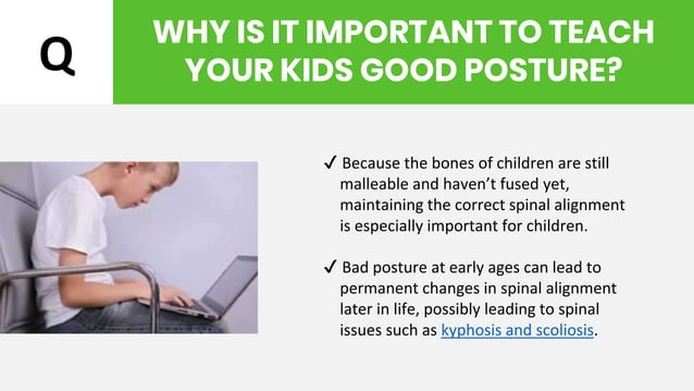 Ergonomic and Correct Sitting Posture for Children Some Guidelines | PPTX