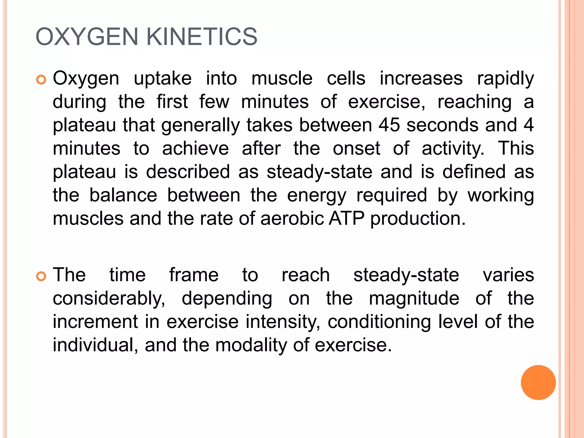 Ergonomic aspect of exercise on oxygen | PPTX