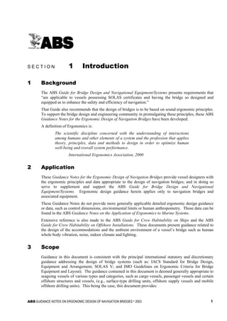 Ergonomic design of navigation bridges | PDF
