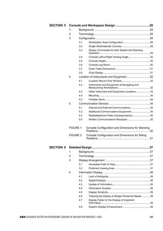 Ergonomic design of navigation bridges | PDF