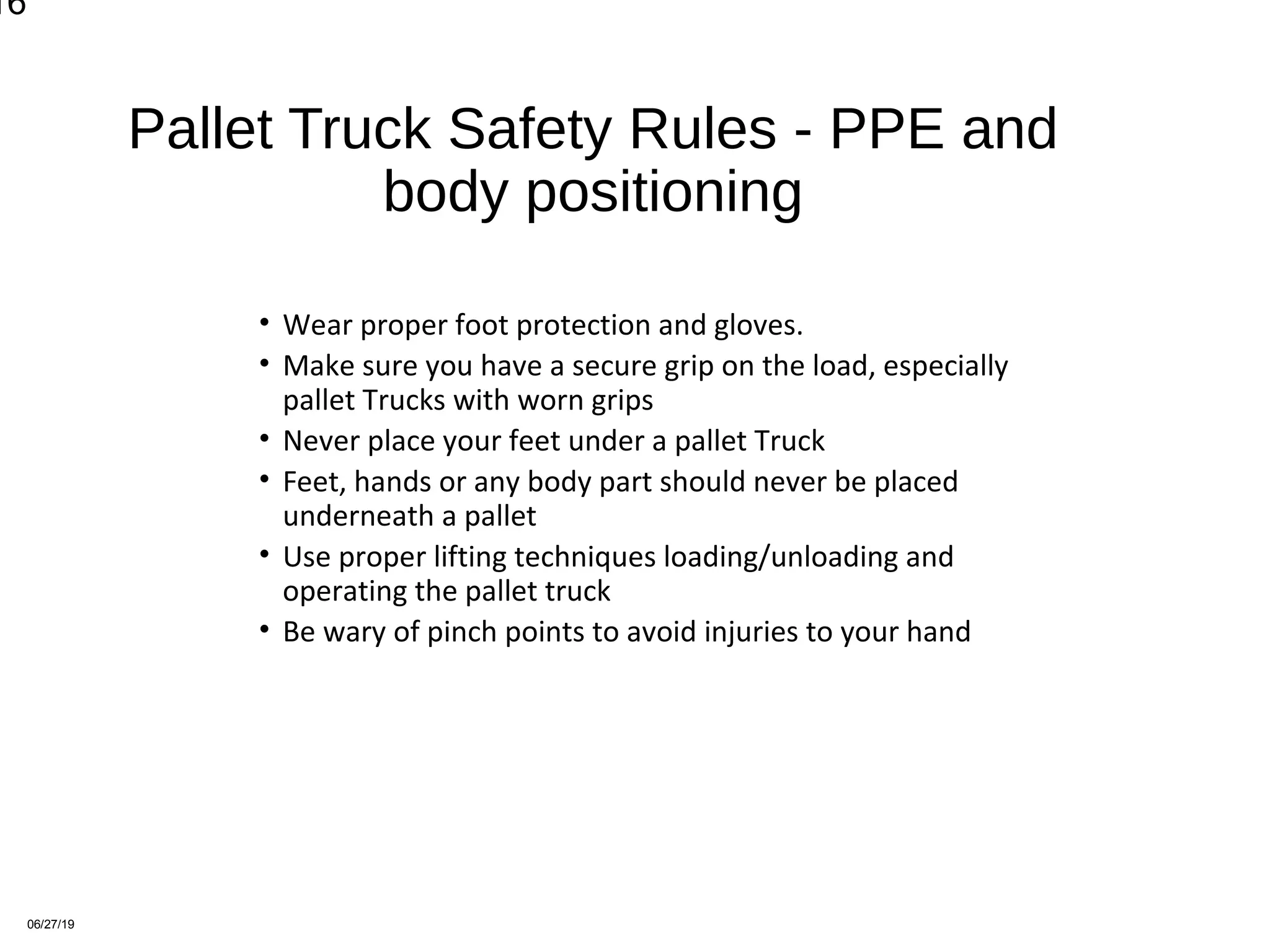 Ergonomic lifting and handling | PPT