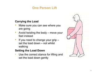 Ergonomic lifting and handling | PPT