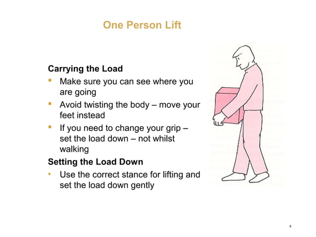 Ergonomic lifting and handling | PPT | Physical Therapy | Wellness