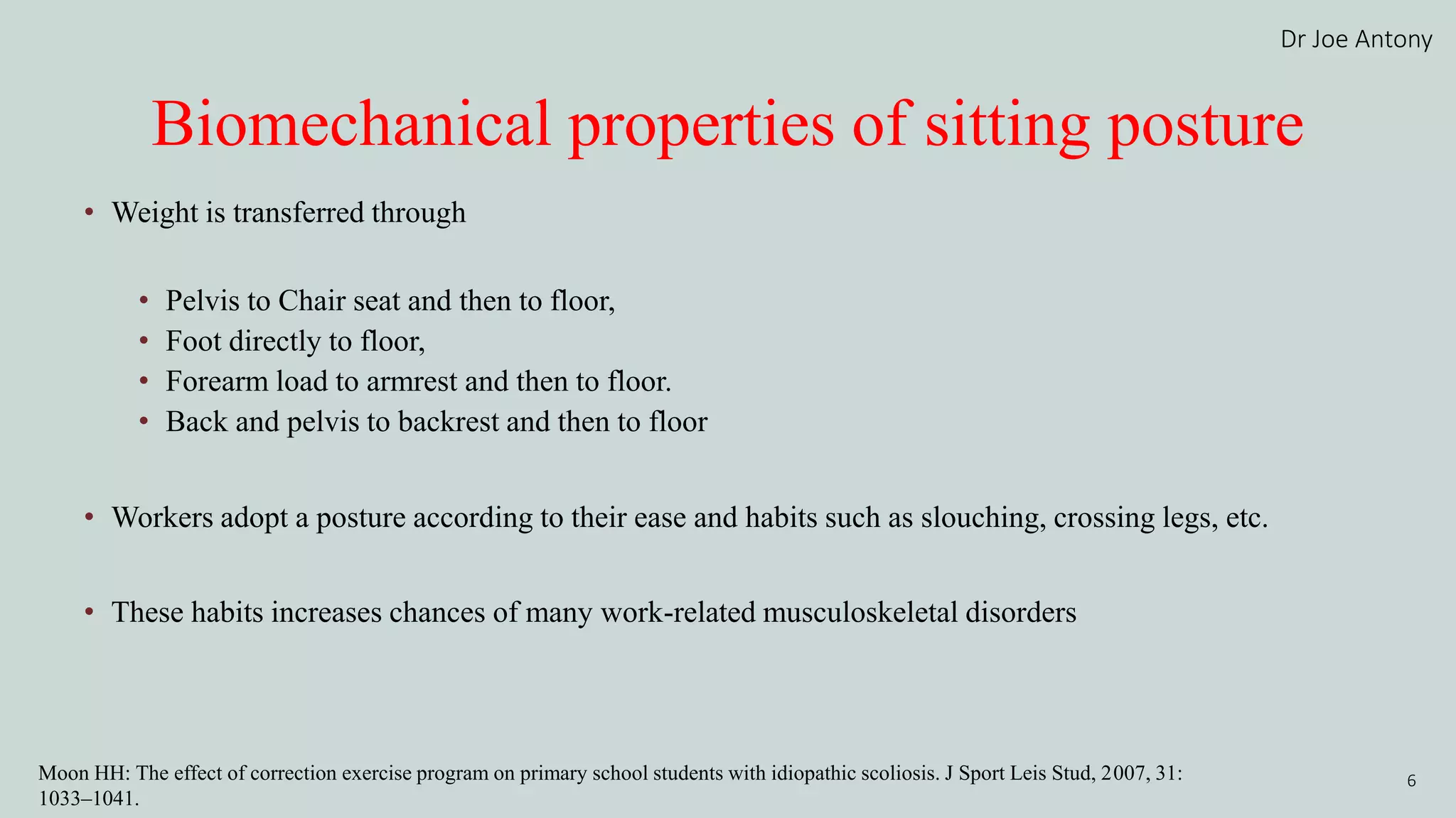 Ergonomic modification for a person with a desk job | PPTX | Foot ...