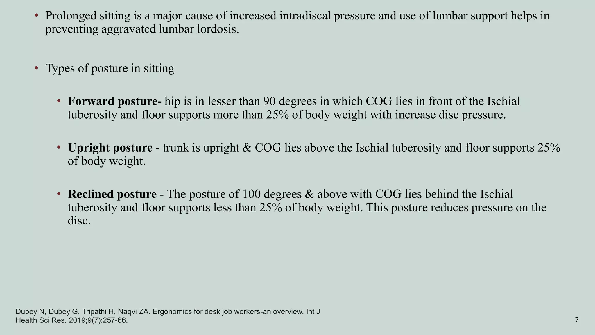 Ergonomic modification for a person with a desk job | PPTX