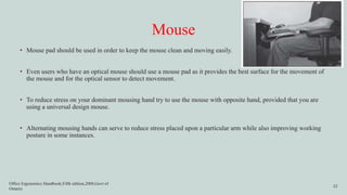 Ergonomic modification for a person with a desk job | PPTX | Foot ...