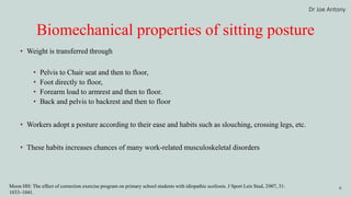 Ergonomic modification for a person with a desk job | PPTX | Foot ...