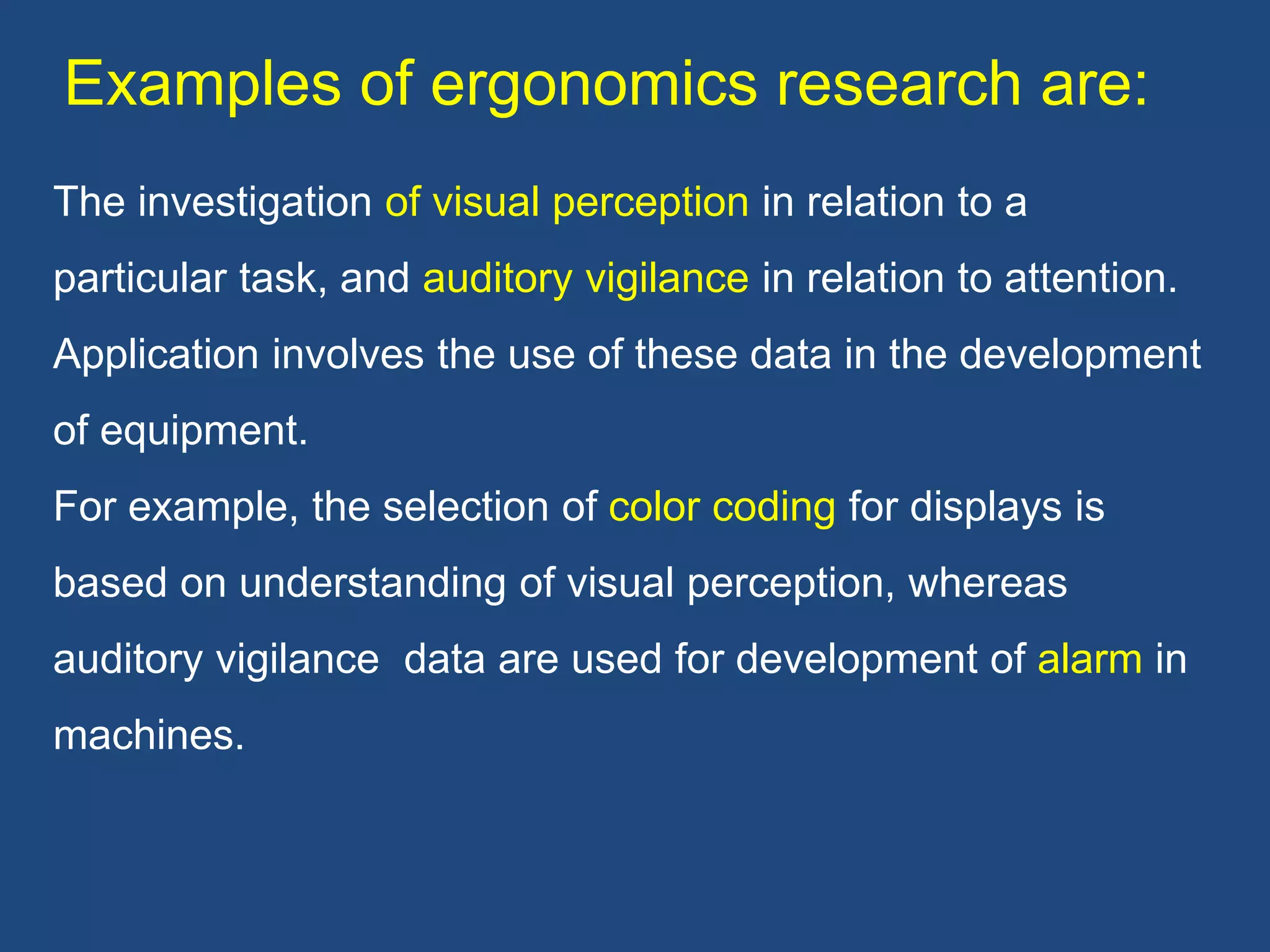 Ergonomics in anaesthesia | PPTX