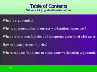 Ergonomics | PPT | Computer Peripherals | Computing