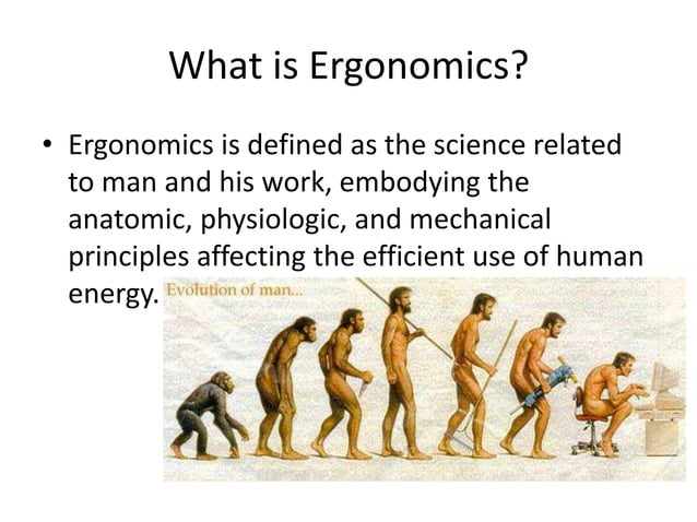 Ergonomics | PPTX