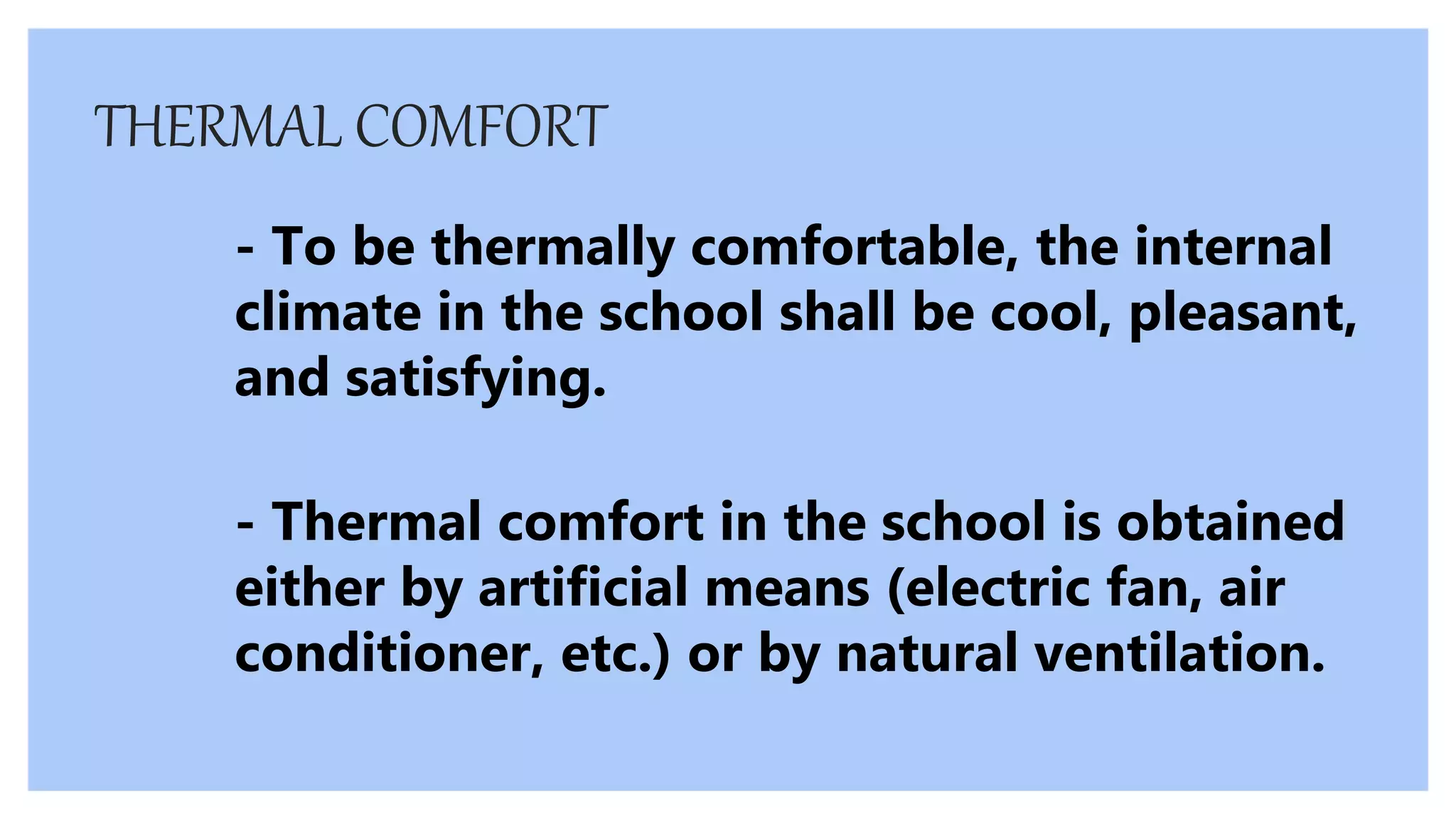 Ergonomics,Anthropometry, Thermal Comfort, Visual Comfor& Acoustical ...