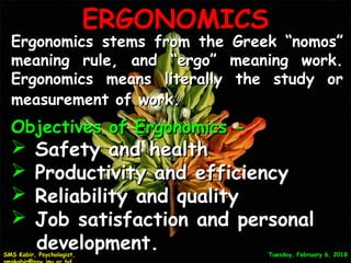 Ergonomics | PPT