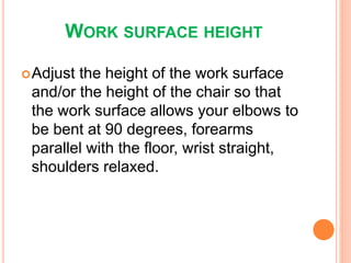 Ergonomics | PPT