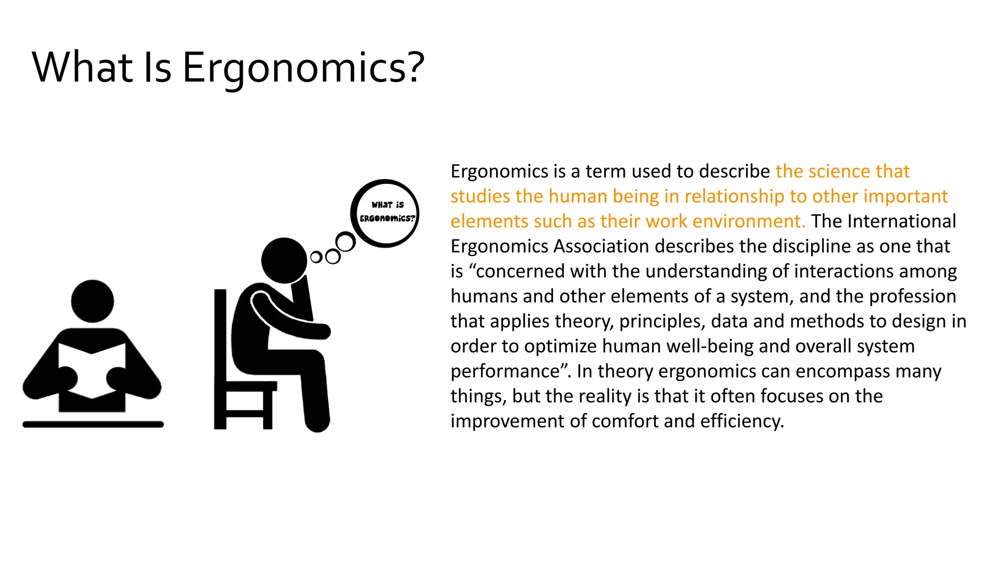 Ergonomics In The Workplace | PDF