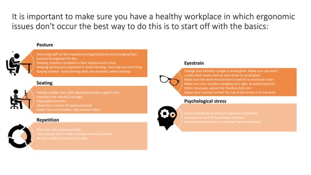 Ergonomics In The Workplace | PDF
