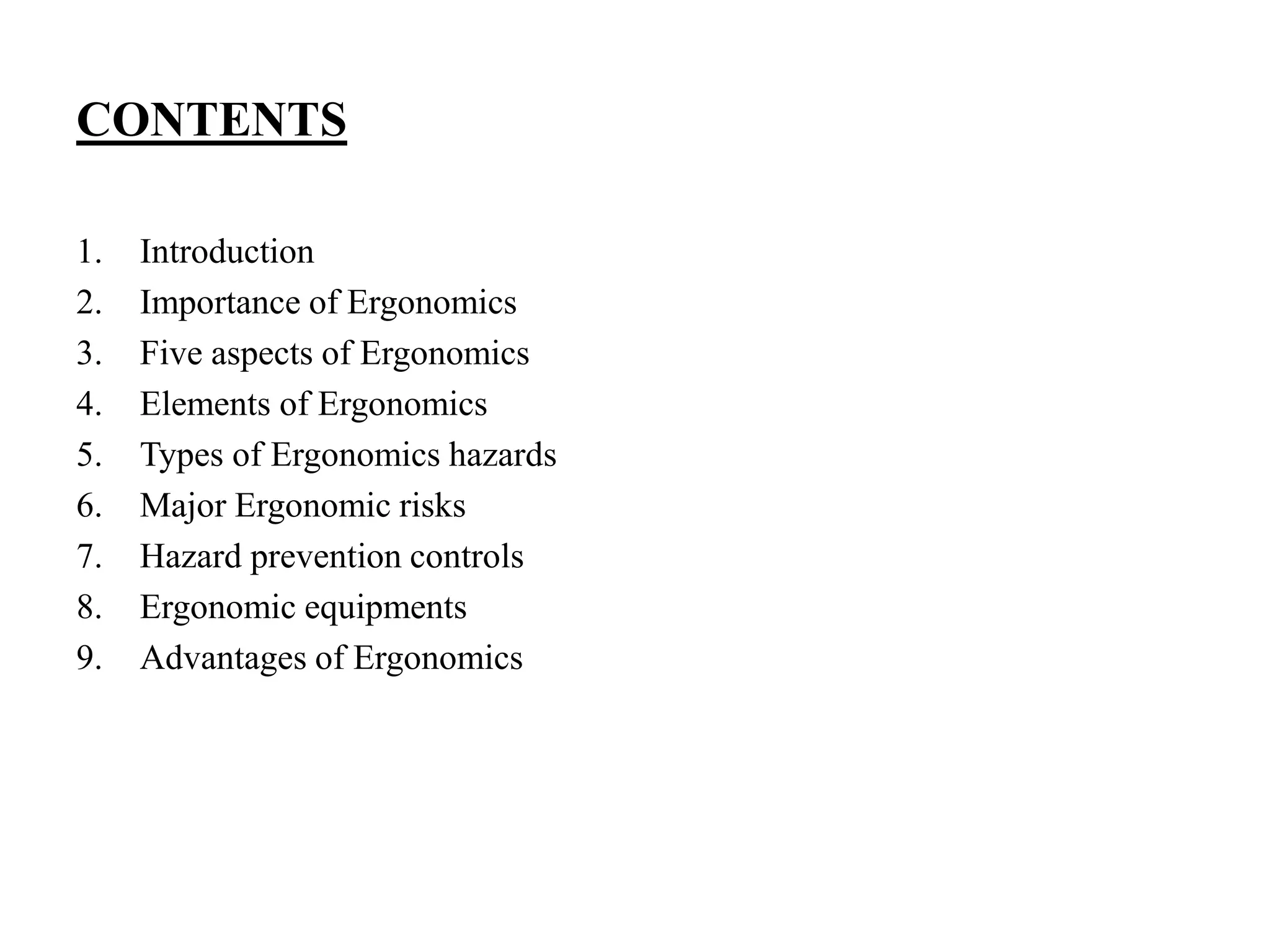 ERGONOMICS.pptx for enginineering students | PPTX