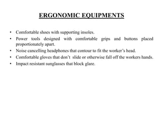 ERGONOMICS.pptx for enginineering students | PPTX