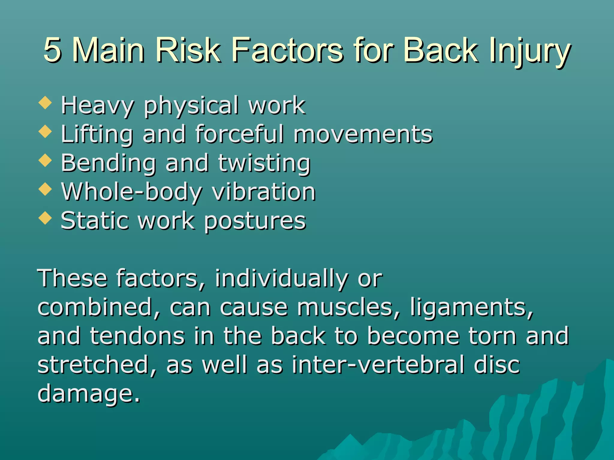 Ergonomics injury prevention | PPT