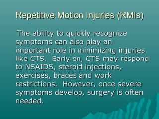 Ergonomics injury prevention | PPT