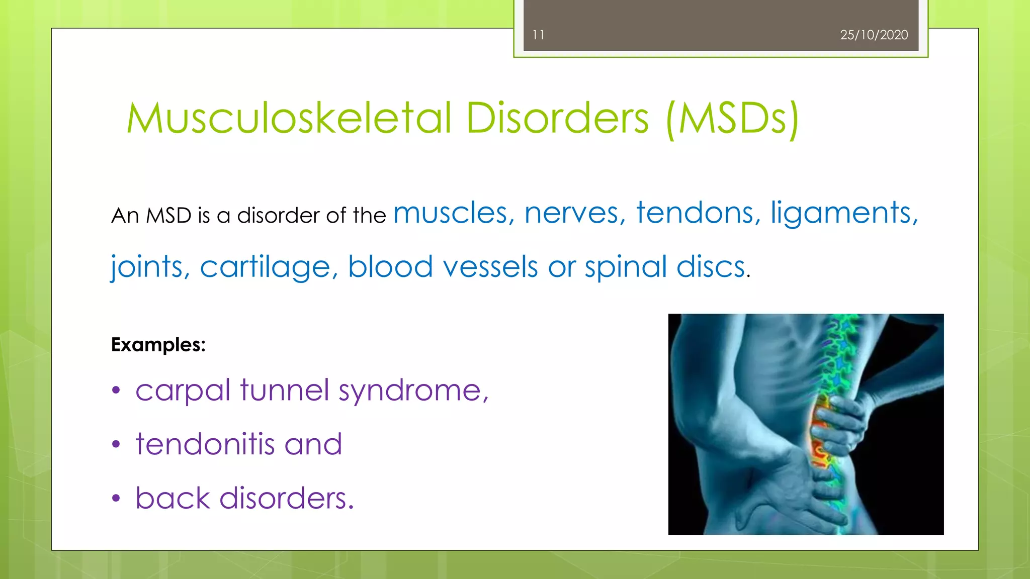 Ergonomics - occupational health and safety | PDF