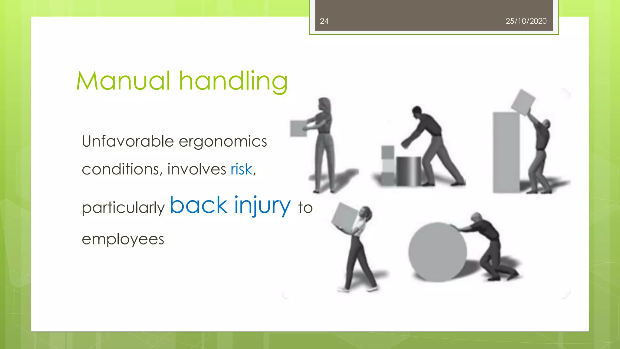 Ergonomics - occupational health and safety | PDF