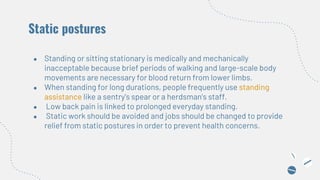 Ergonomics- Standing and Sitting Work .pptx