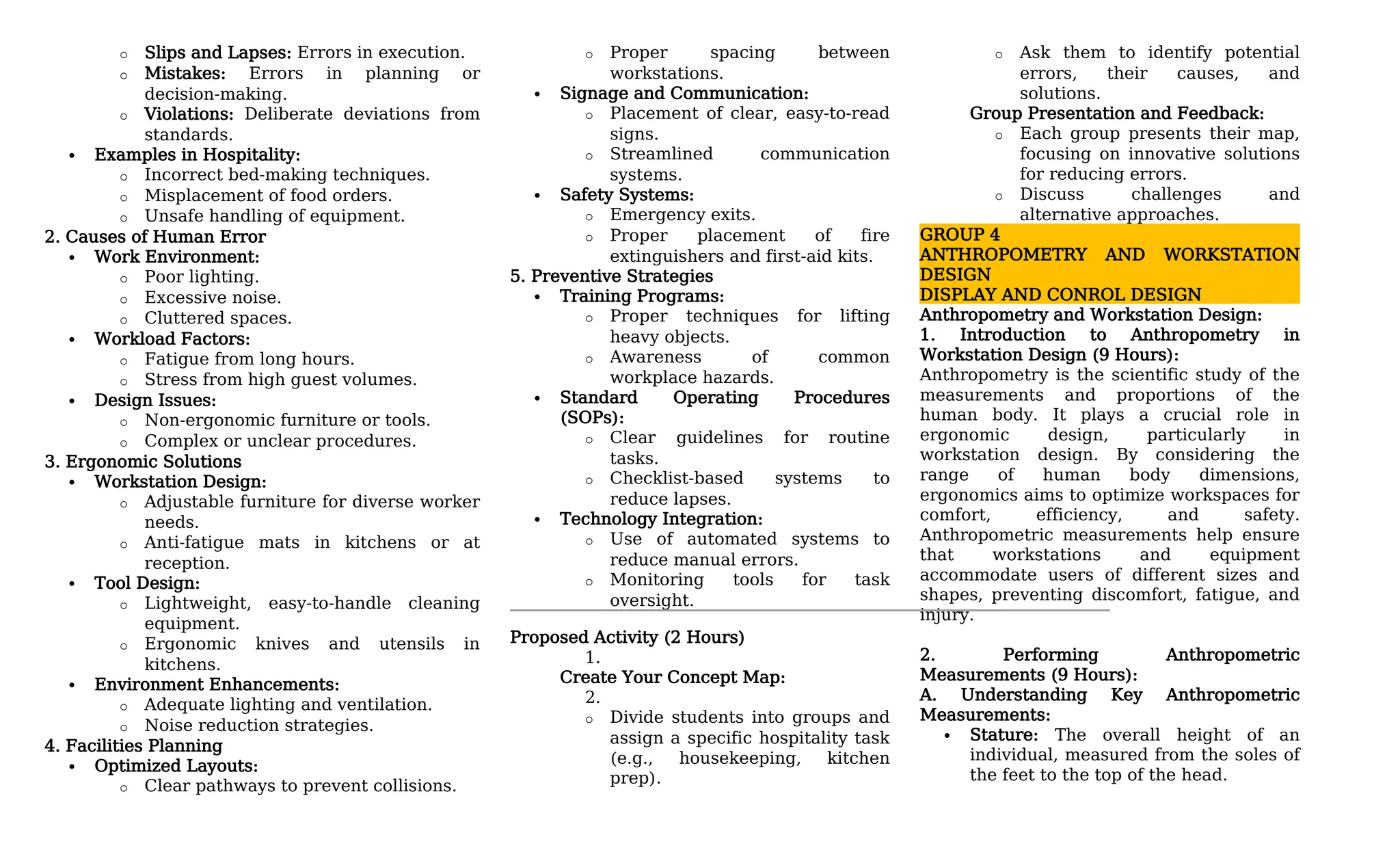ERGONOMICS TOPICS AND ITS USED IN HOSPI | DOCX