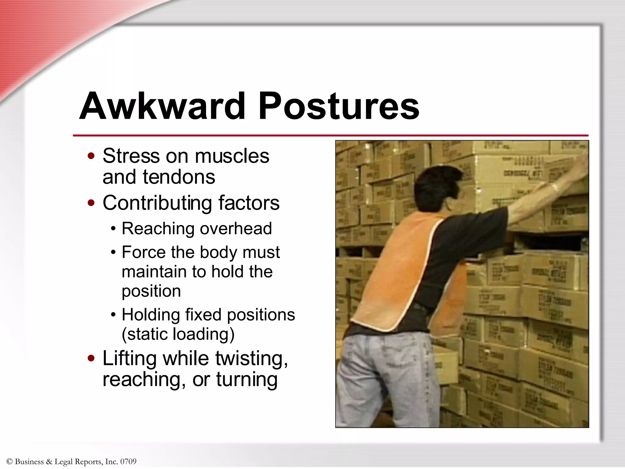 Ergonomics Training | PPT