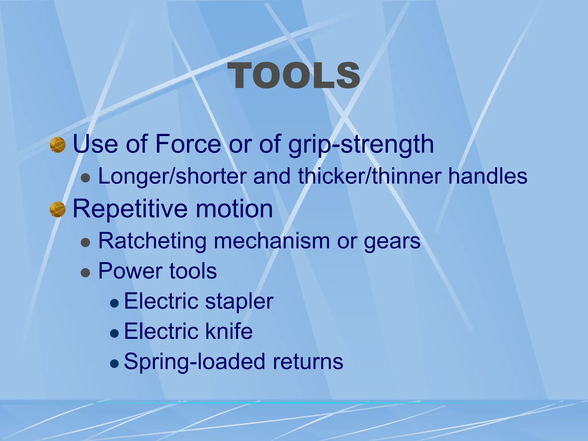 ergonomics types and risk factors and solution | PPT