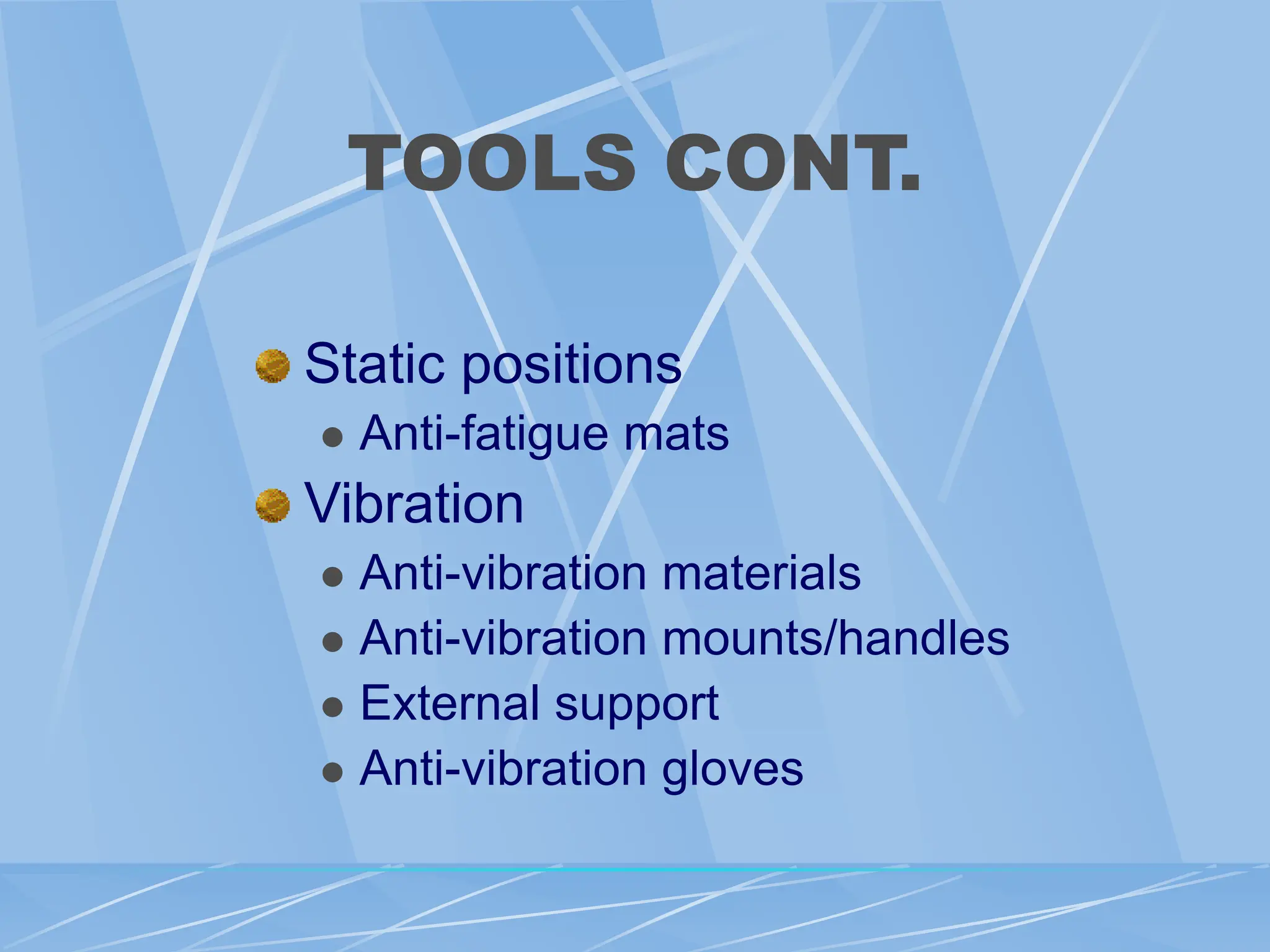 ergonomics types and risk factors and solution | PPT