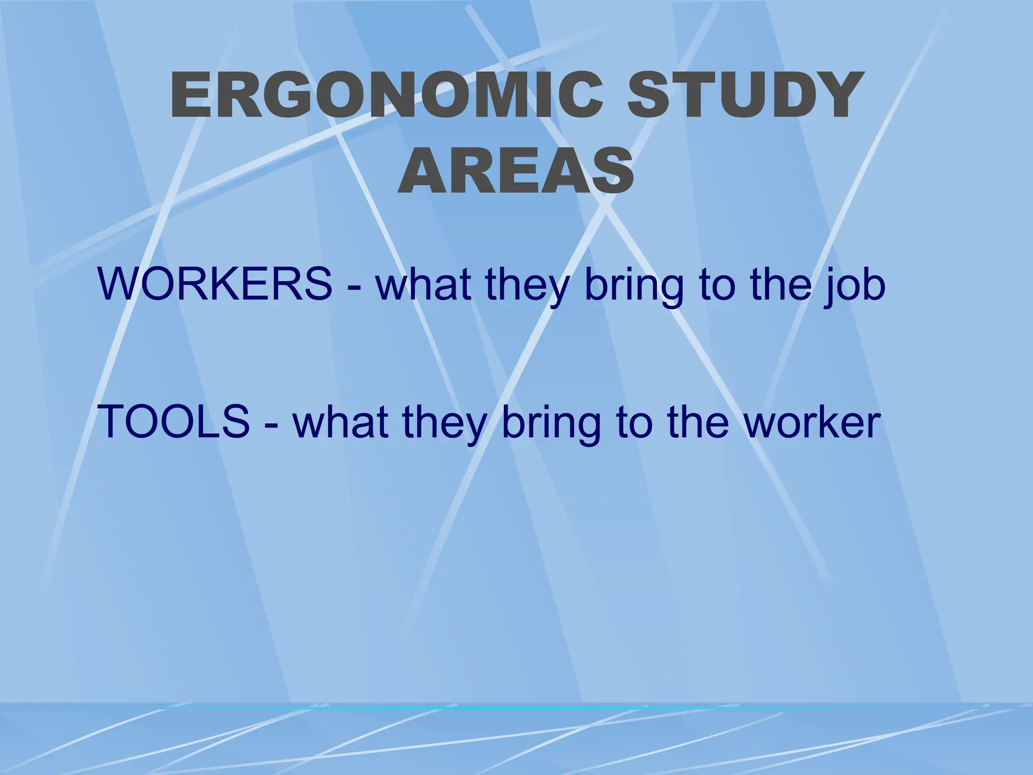 ergonomics-training power point presentation | PPT
