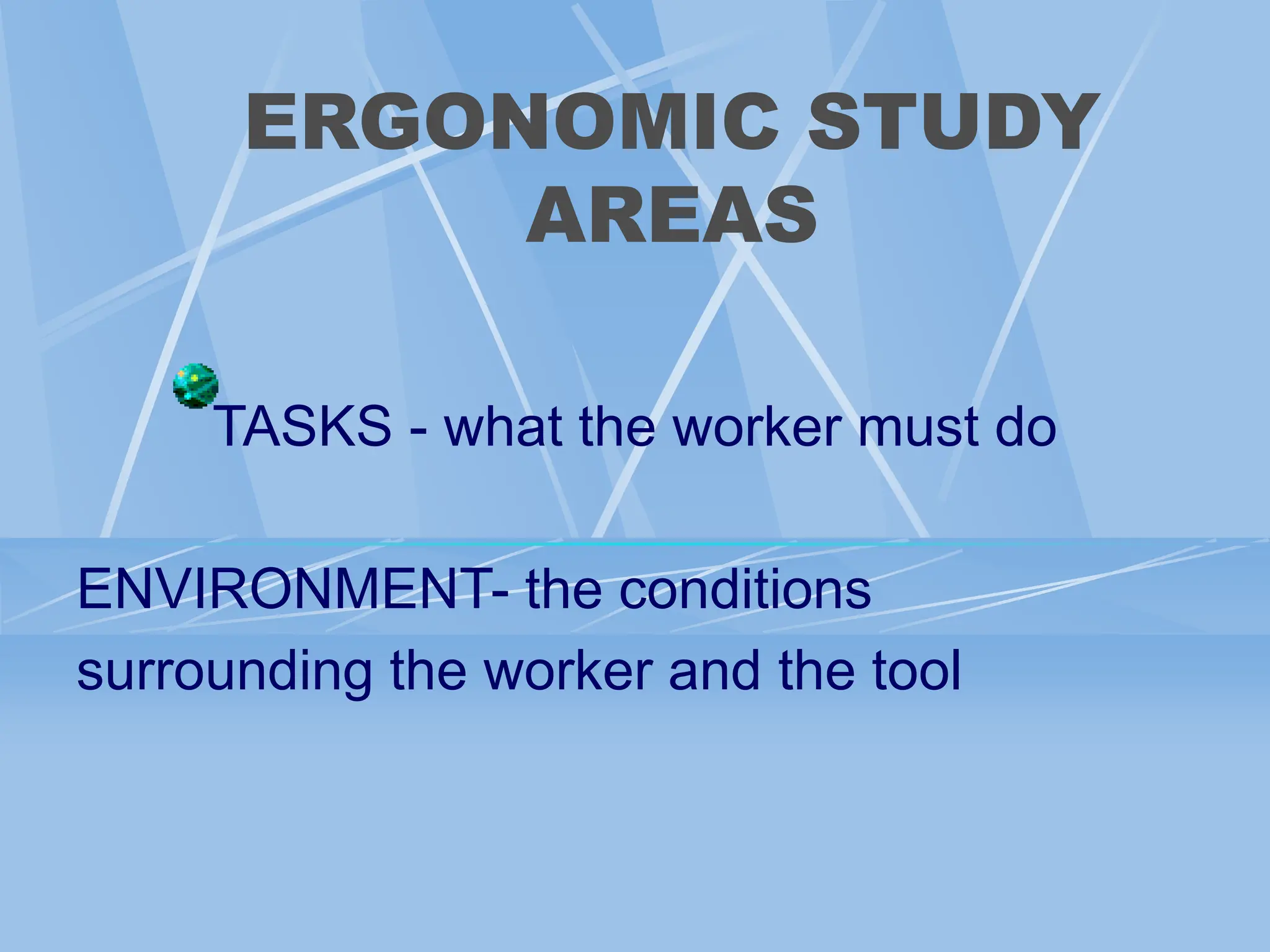 ergonomics-training power point presentation | PPT