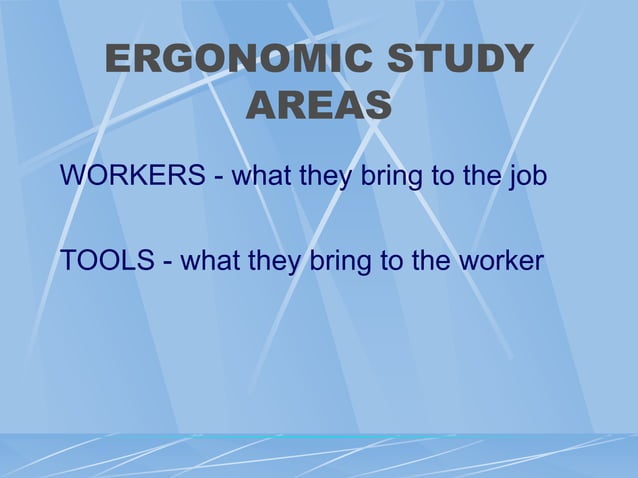 ergonomics-training power point presentation | PPT