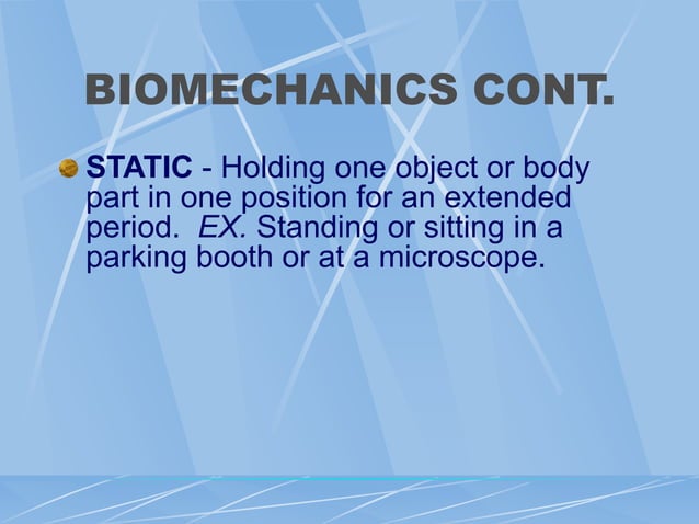 ergonomics-training power point presentation | PPT