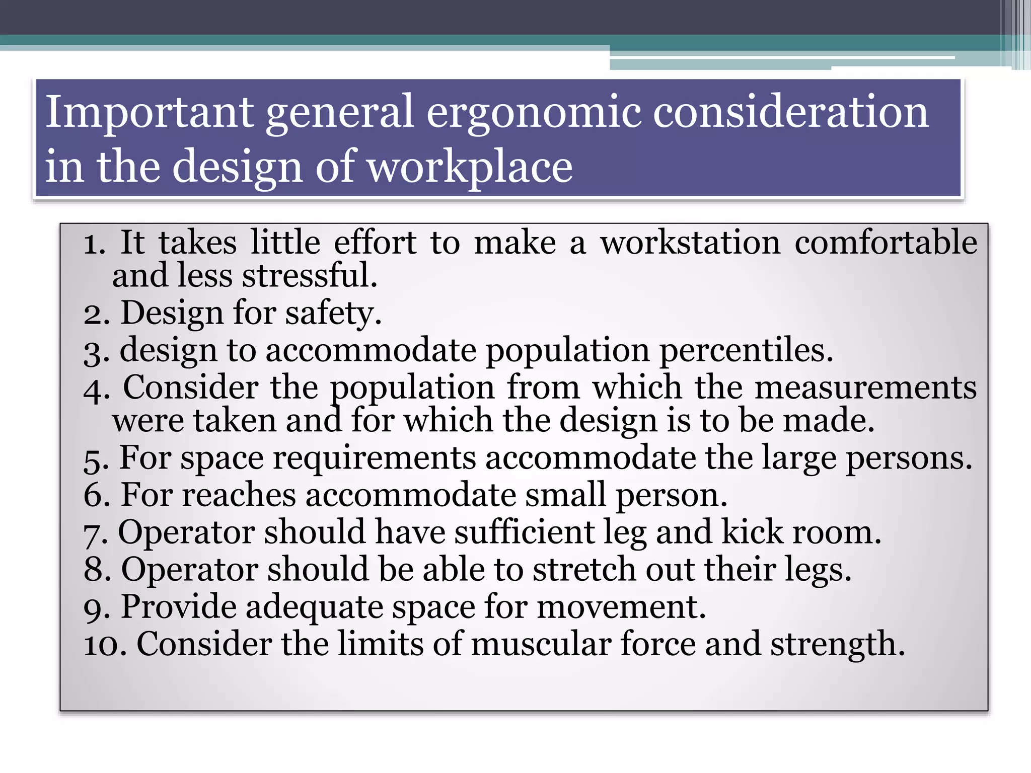 Ergonomics - Concept and its Importance | PPTX