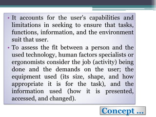 Ergonomics - Concept and its Importance | PPTX
