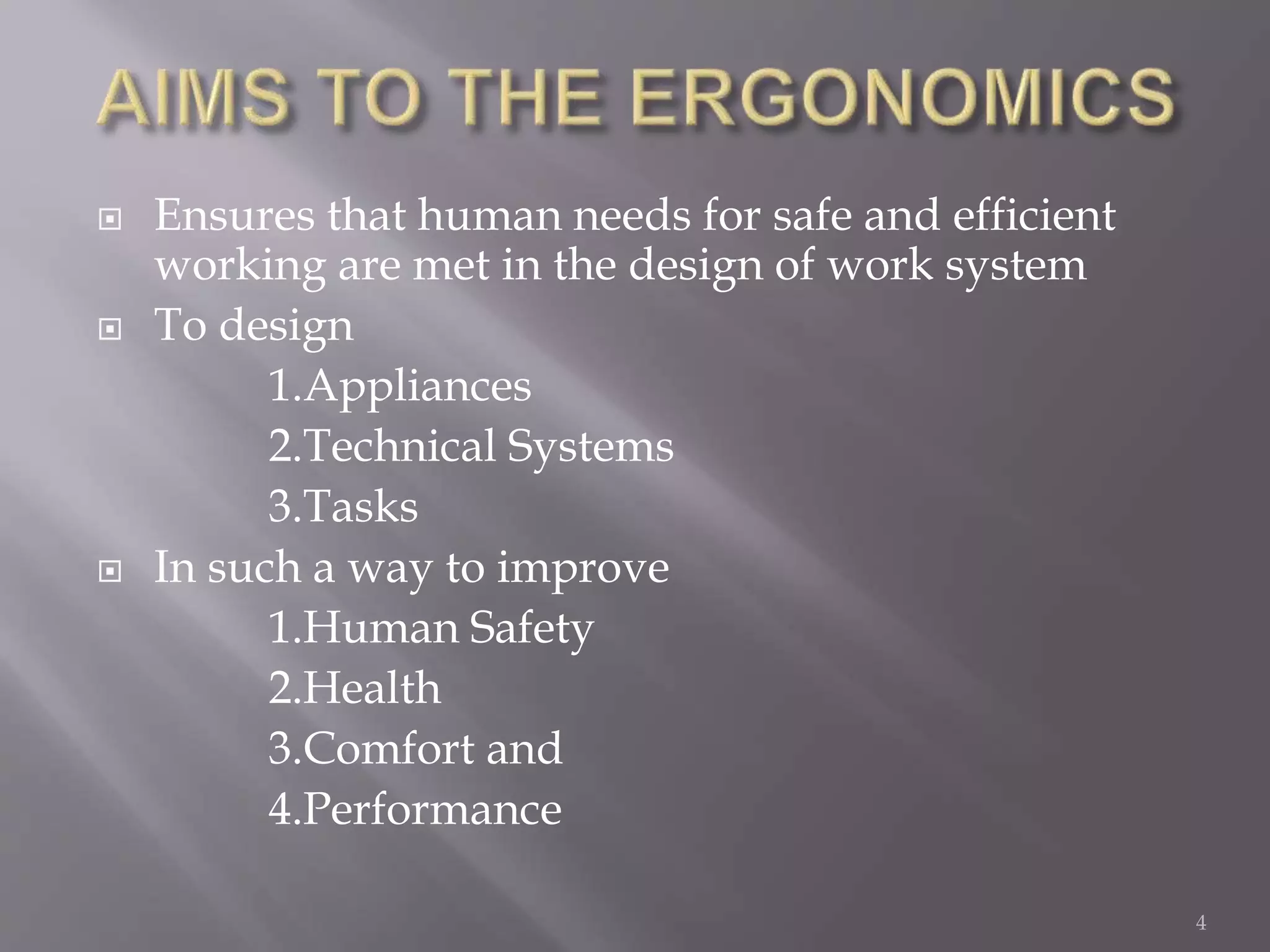 Ergonomics and ergonomic_designs | PPTX