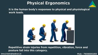 Ergonomics - Meaning, types and techniques - Tetrahedron Manufacturing ...