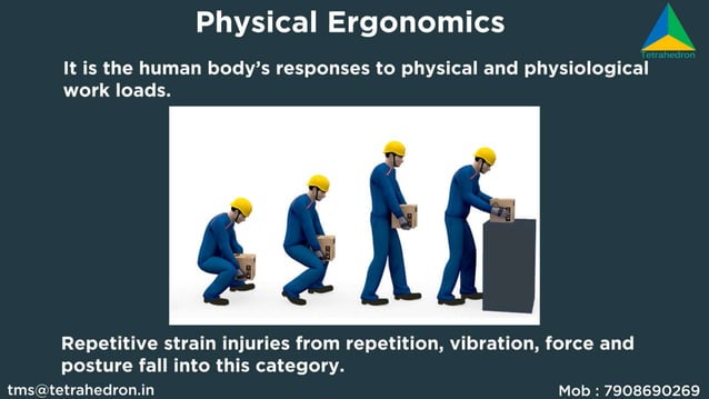 Ergonomics - Meaning, types and techniques - Tetrahedron Manufacturing ...