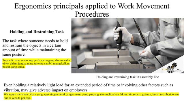 Ergonomics And Manual Handling In Power Point Pptx