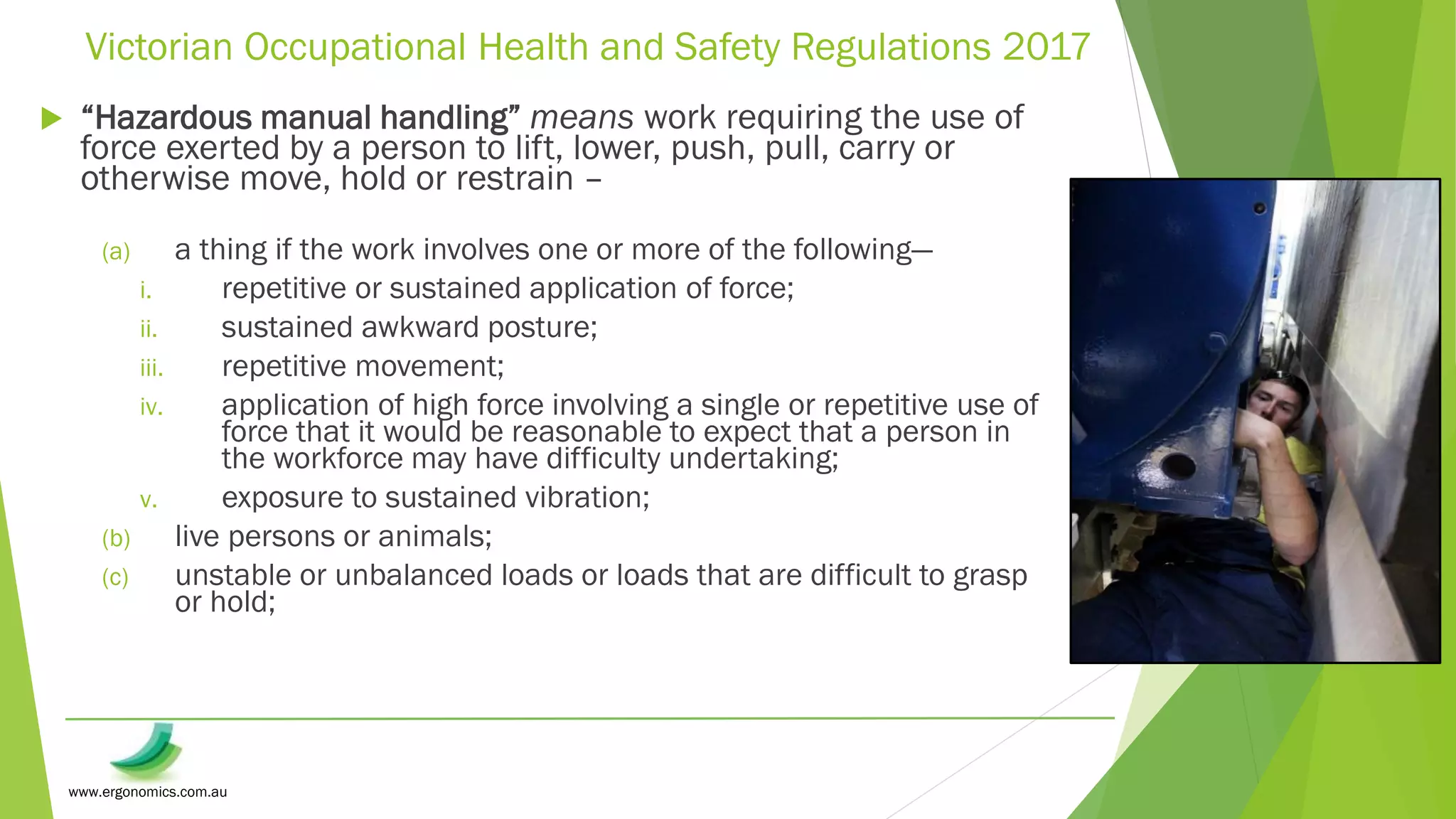 Ergonomics and safety ted dorhman | PDF