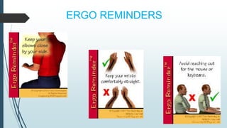 Ergonomics at workplace | PPTX