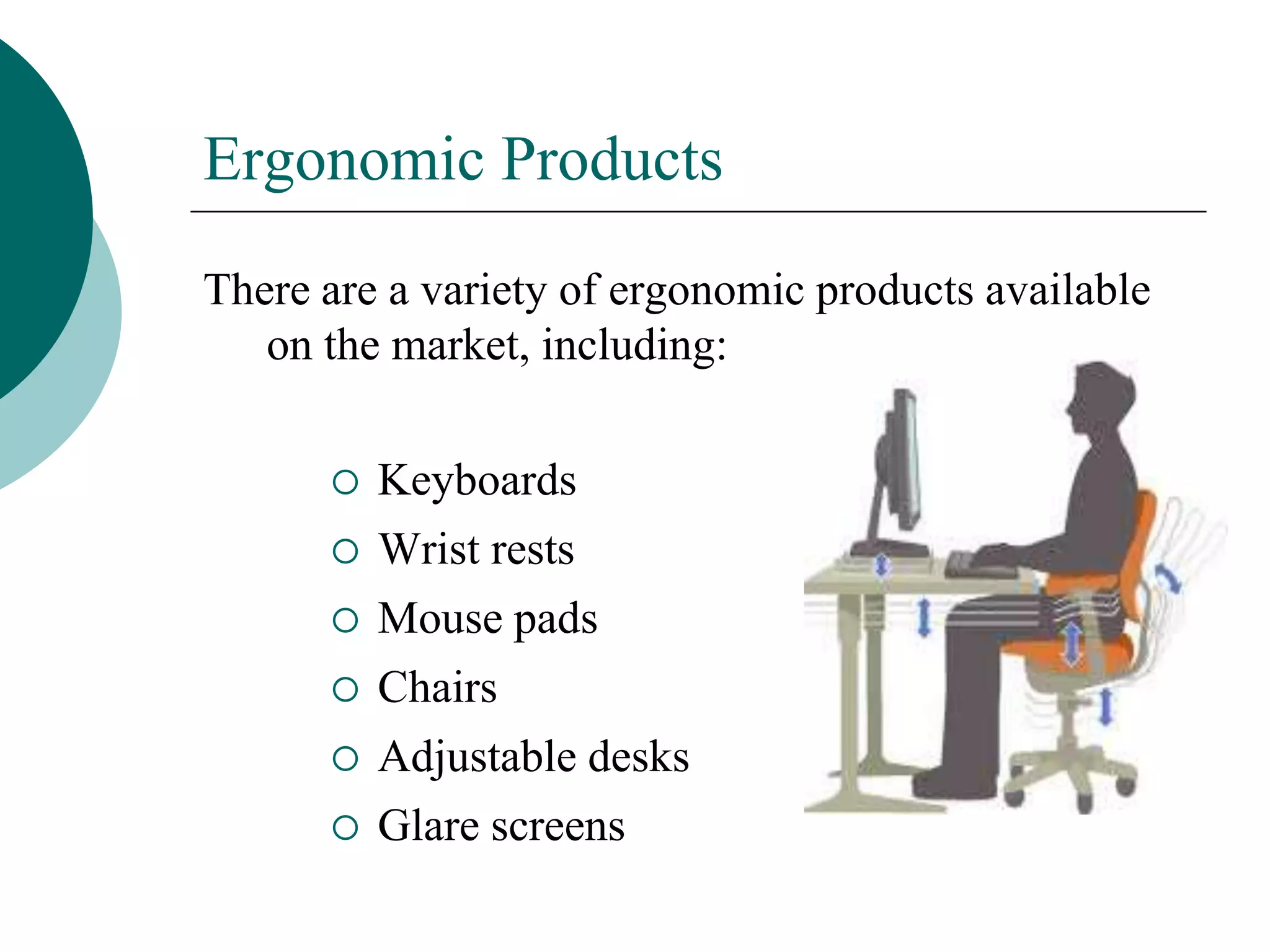 Ergonomics at workplace | PPTX