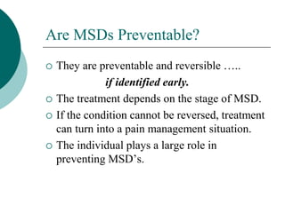 Ergonomics at workplace | PPTX